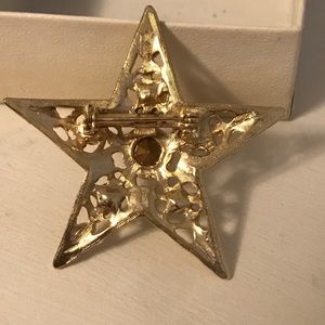 Vintage | Jewelry | Vintage Gold Star Pin | Poshmark